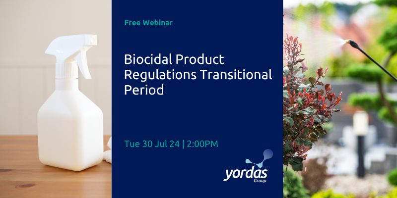 Biocidal Product Regulations Transitional Period — Yordas Group