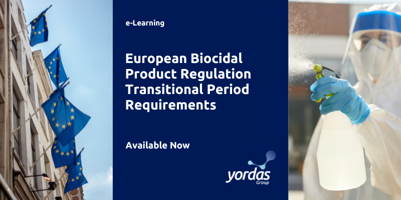 European Biocidal Product Regulation: Transitional Period Requirements ...