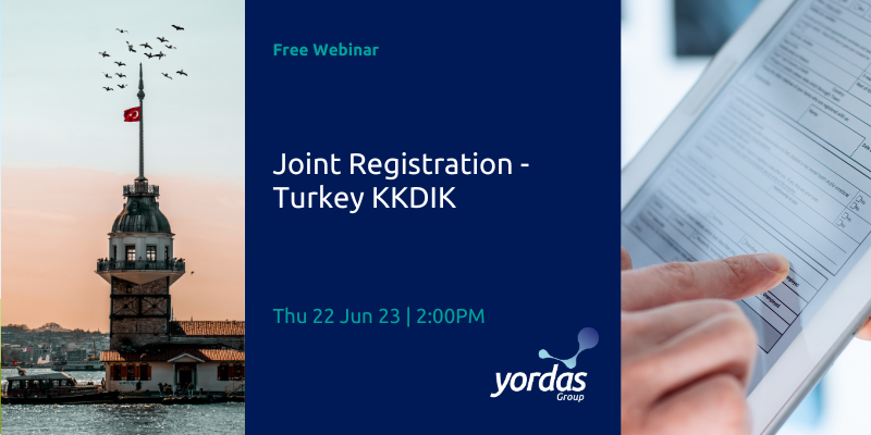 Joint Registration: Turkey KKDIK — Yordas Group