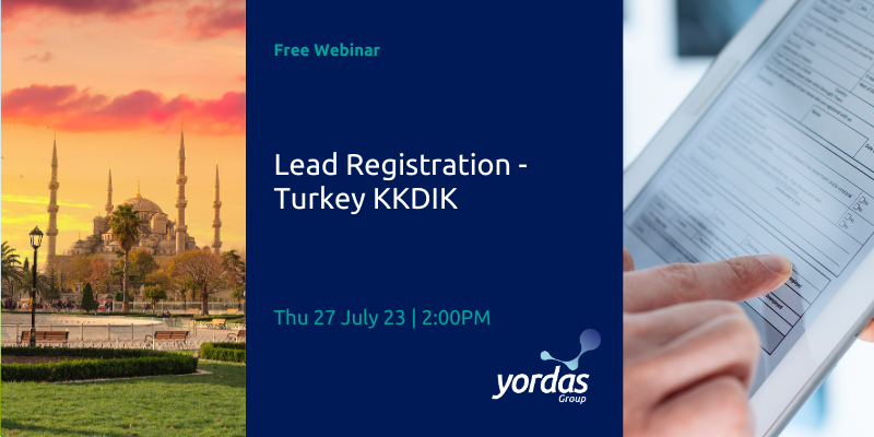 Lead Registration: Turkey KKDIK — Yordas Group