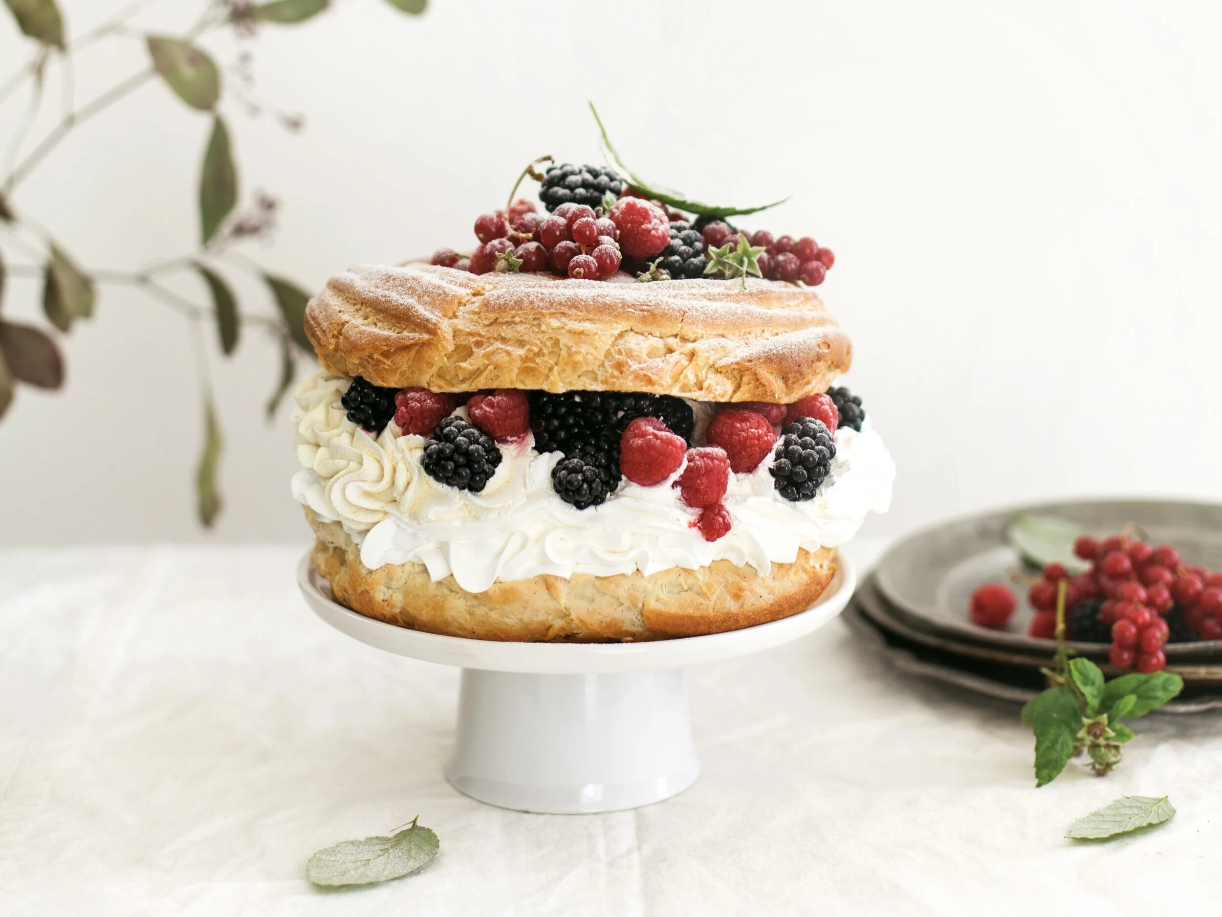 Sváteční větrník s ovocem — CULINA BOTANICA