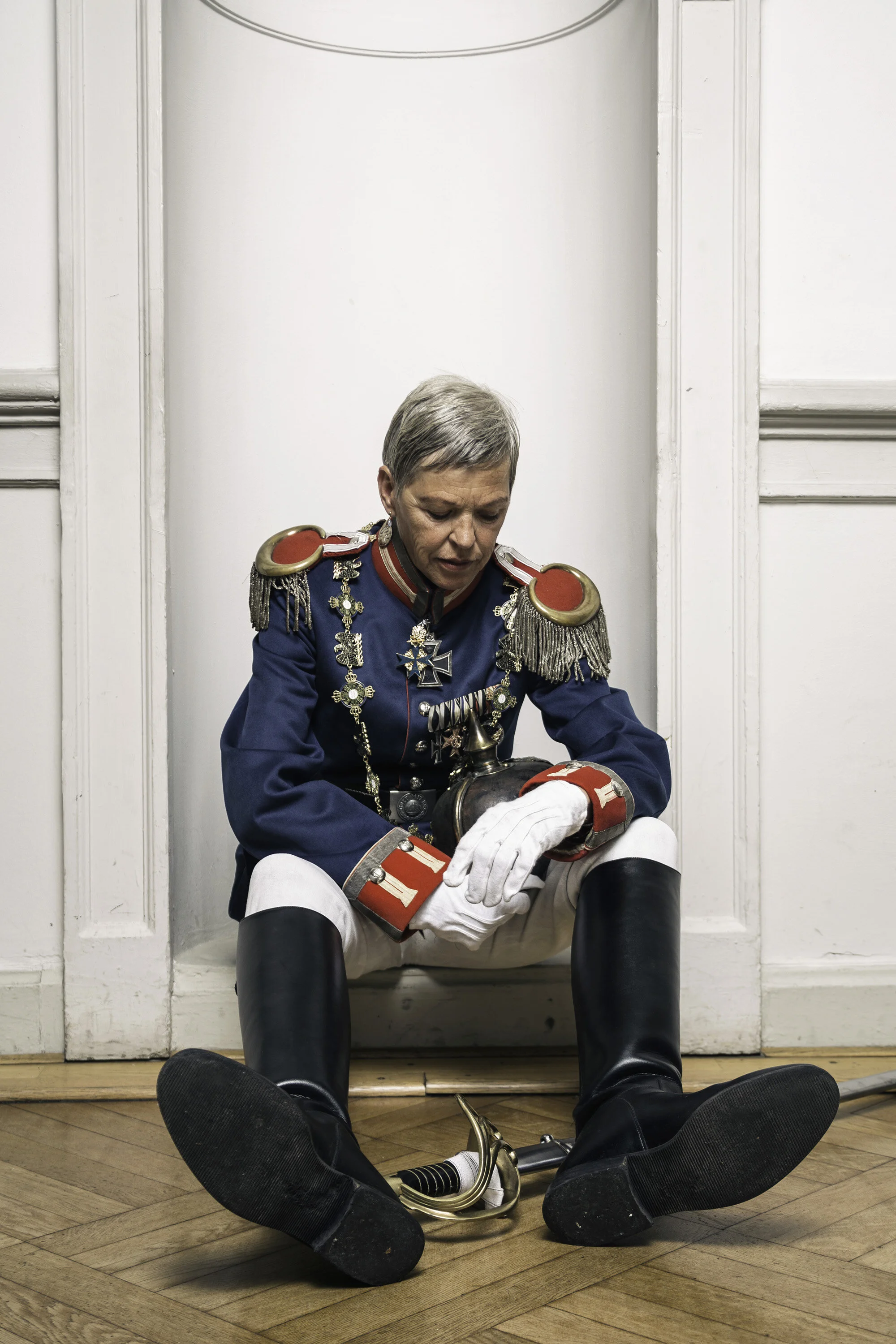 Eve's Glory, creative portrait photography project of women in uniform ...