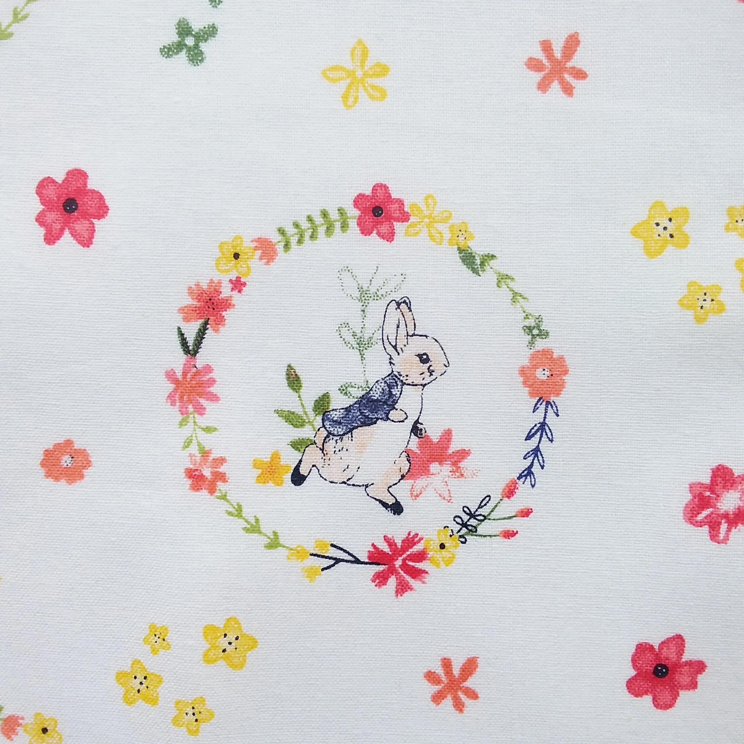 Peters Rabbit Fabric Garden Path Crafty Baba Fabrics