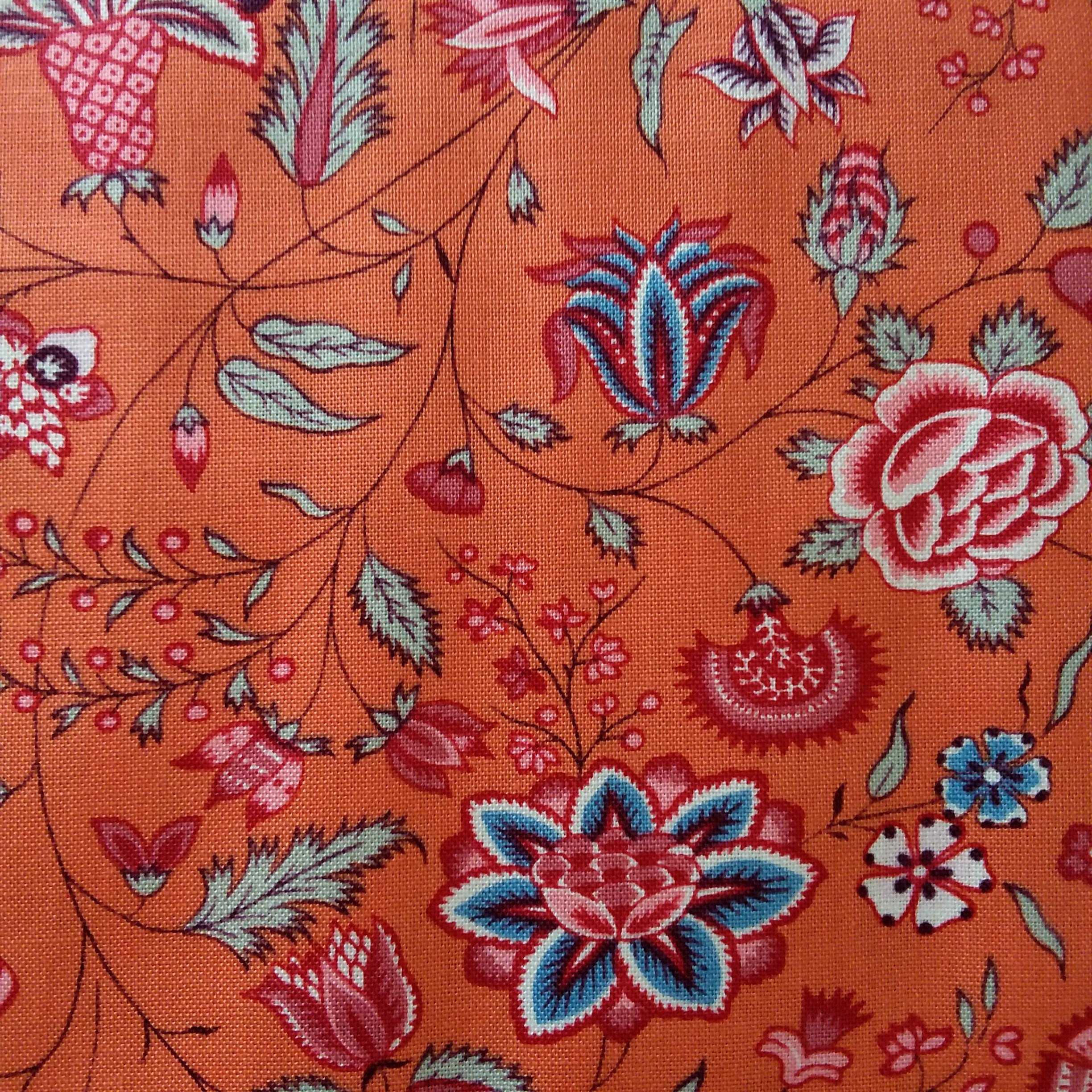 Dutch Heritage 1025 Cotton Fabric Tea Dye Crafty Baba Fabrics