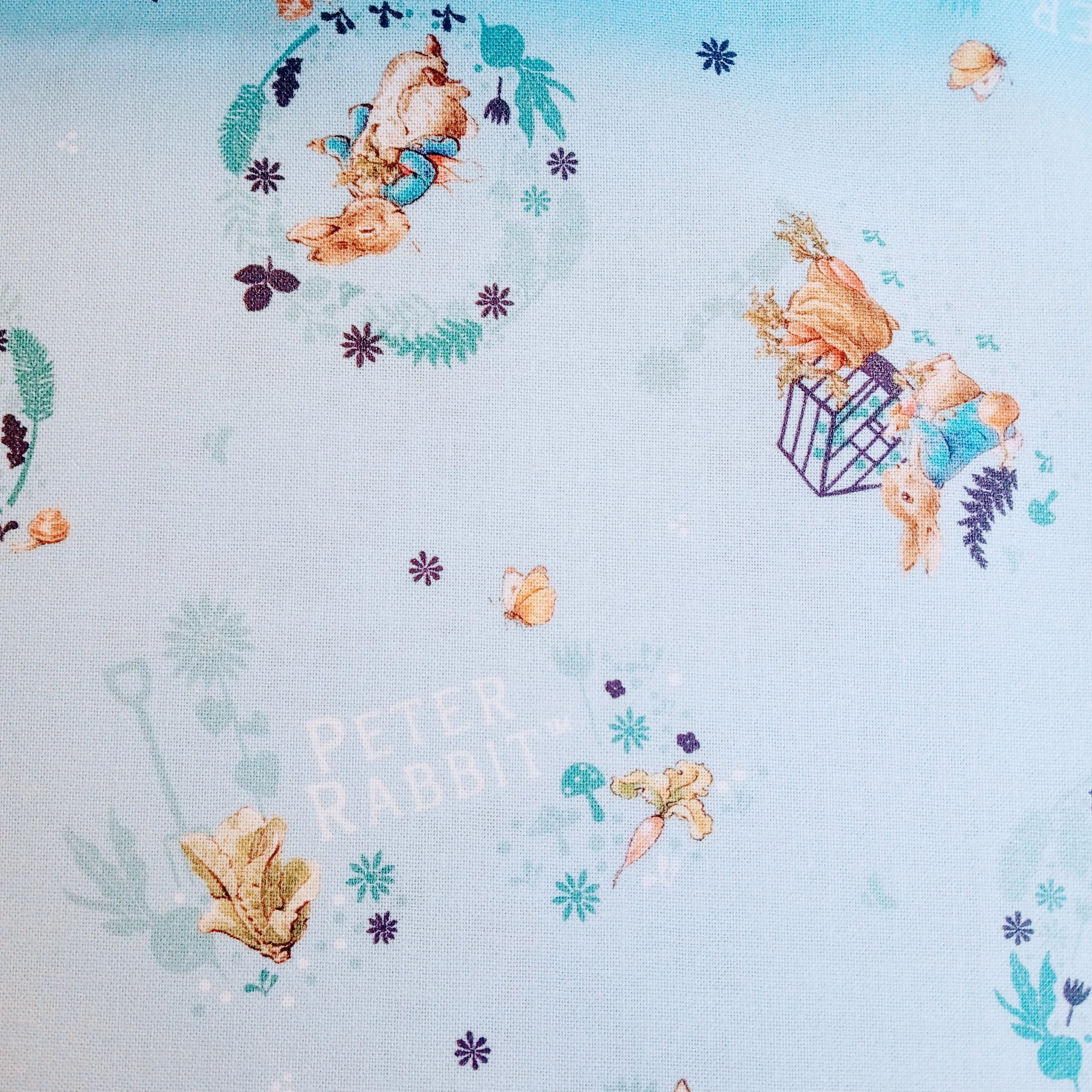 Peter Rabbit Cotton Fabric Garden Path Crafty Baba Fabrics