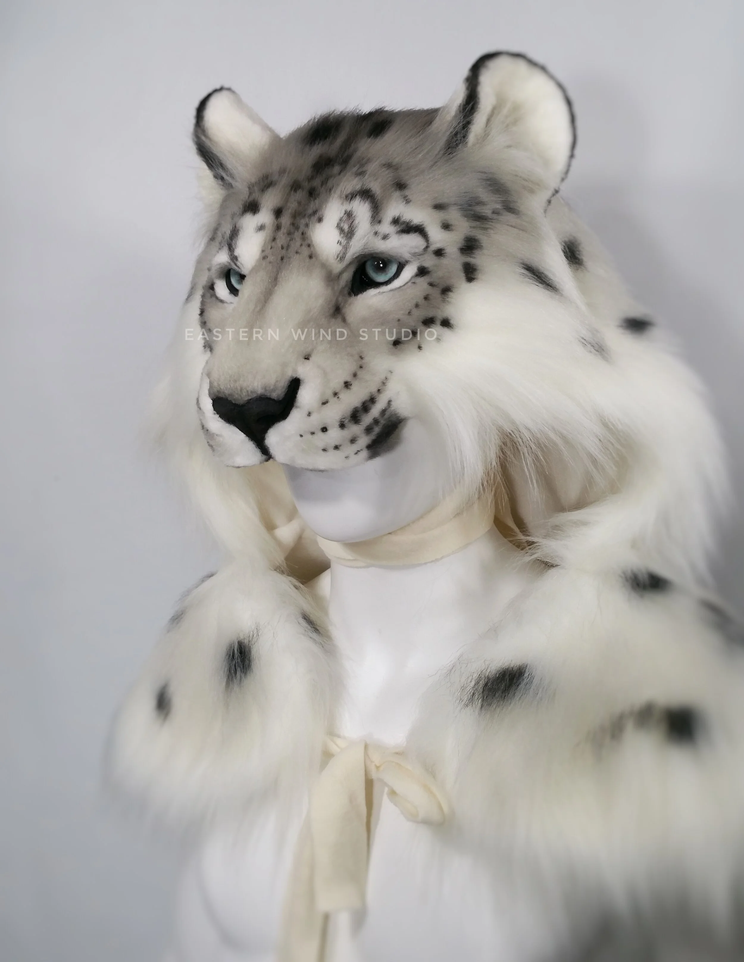 Snow Leopard Headdress — Eastern Wind Studio