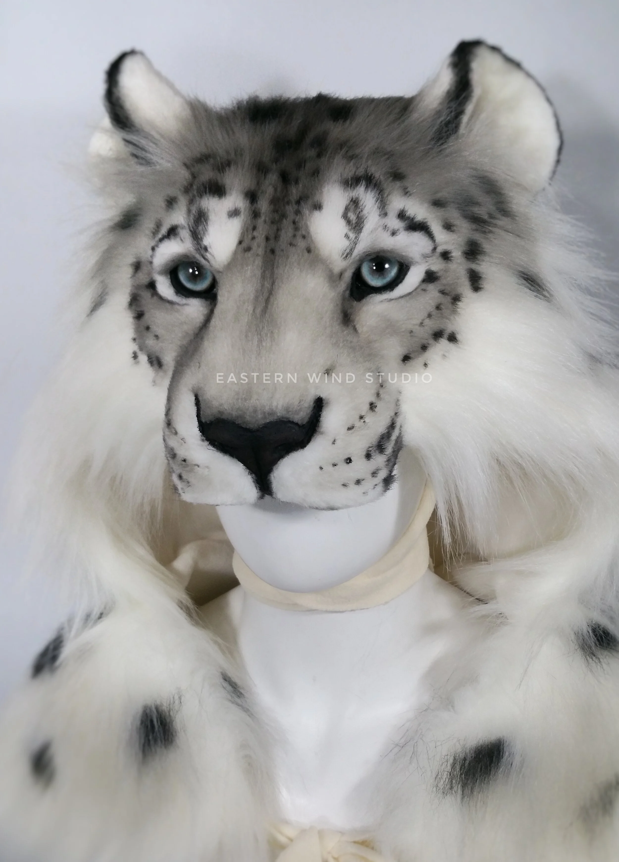 Snow Leopard Headdress — Eastern Wind Studio