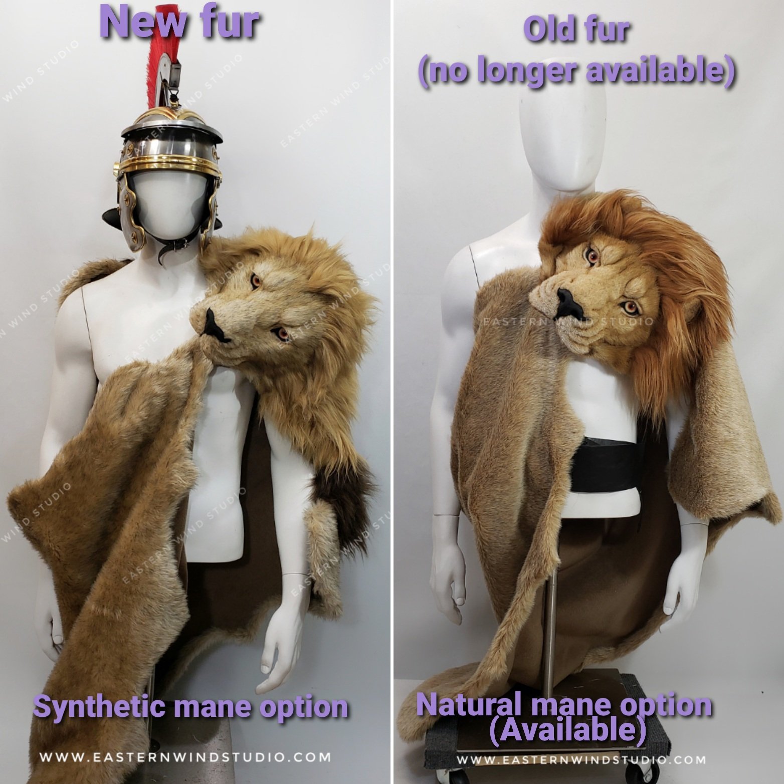 Lion Skin Regal Wrap — Eastern Wind Studio