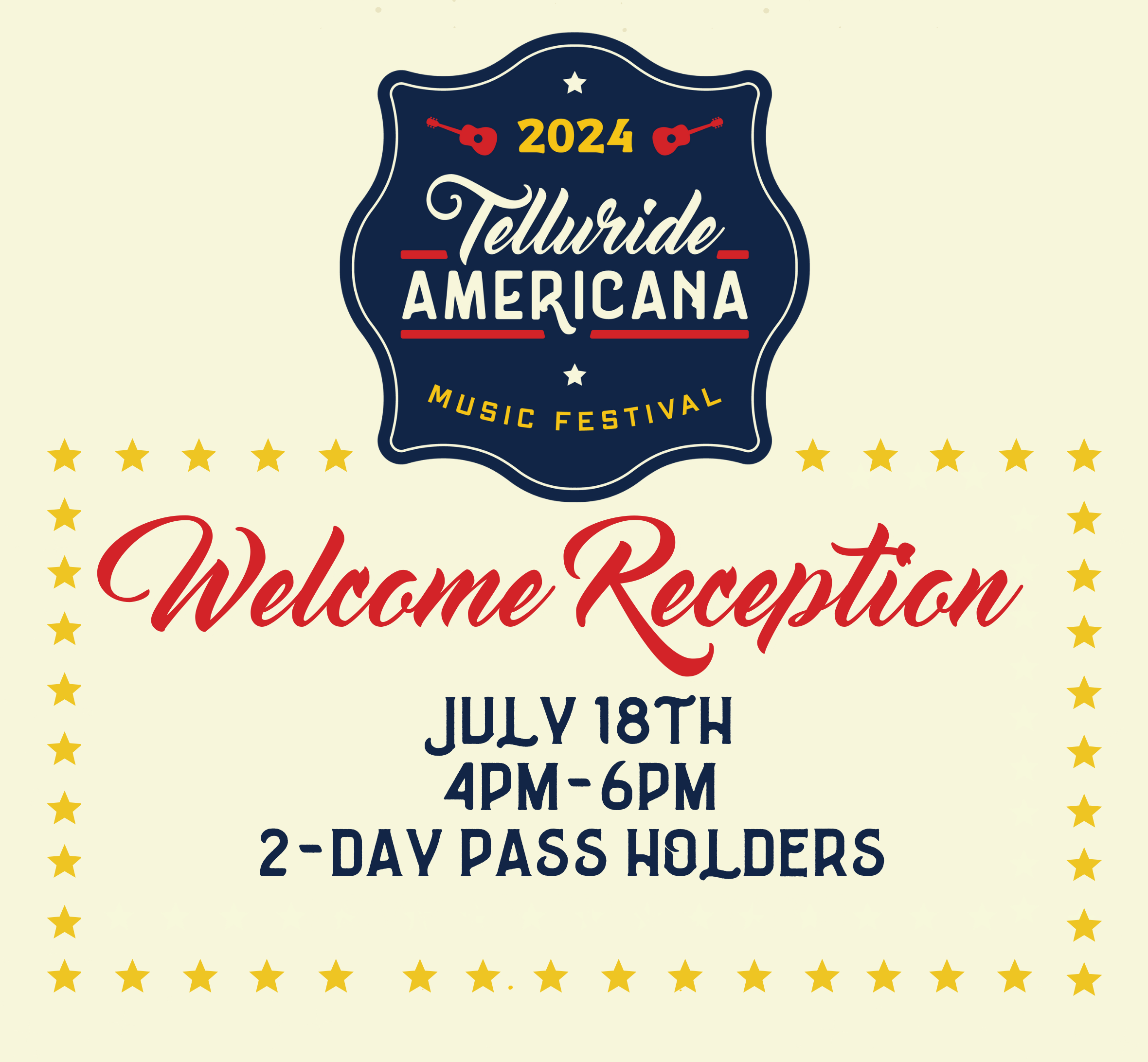 Schedule of Events — Telluride Americana