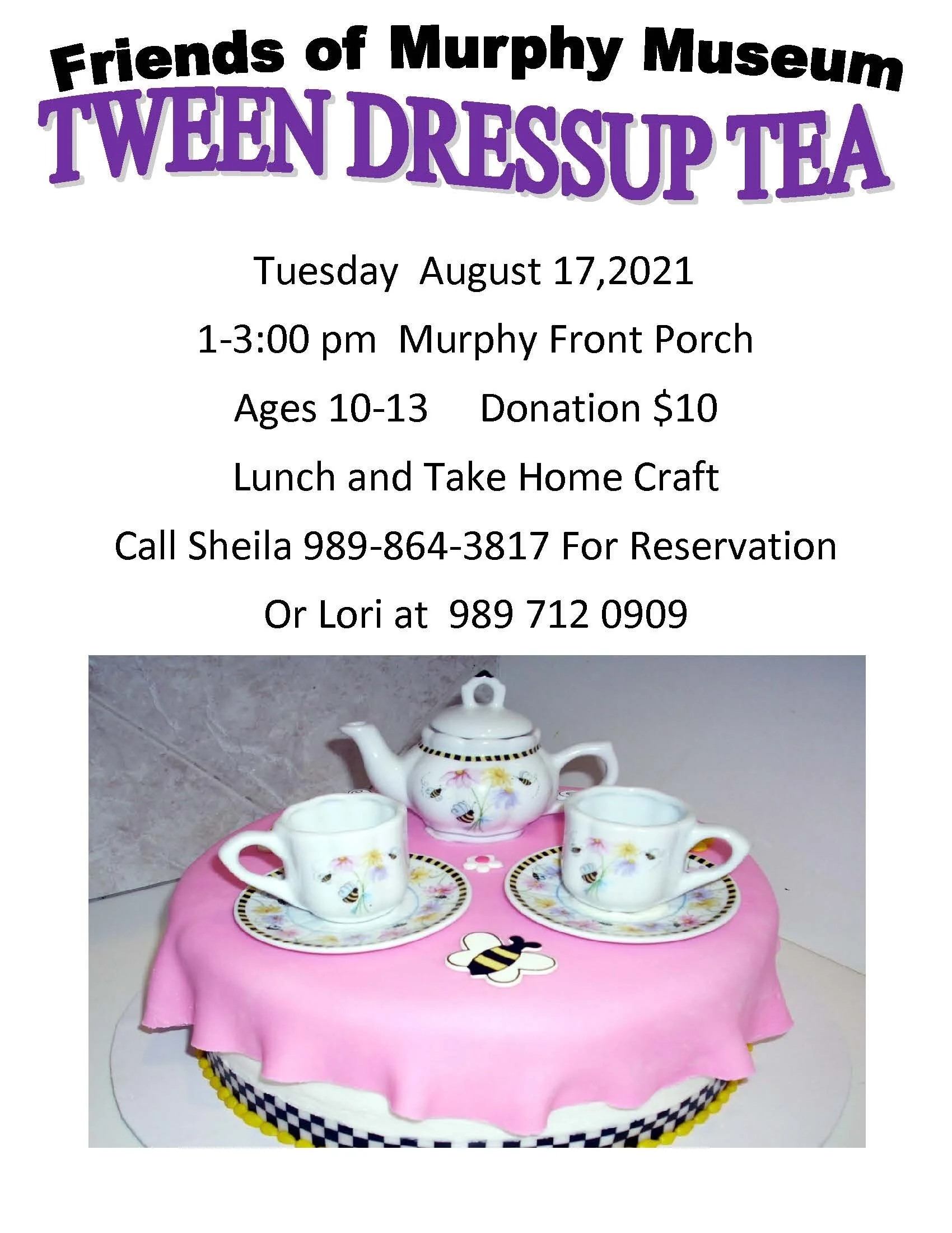 Tween Tea — City of Harbor Beach