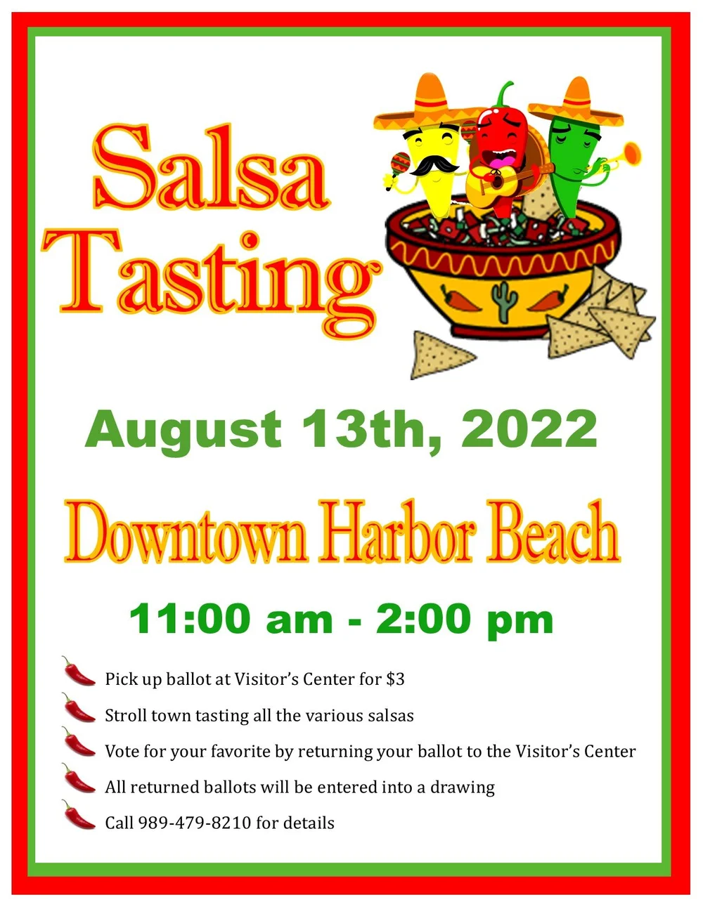 Salsa Tasting — City of Harbor Beach