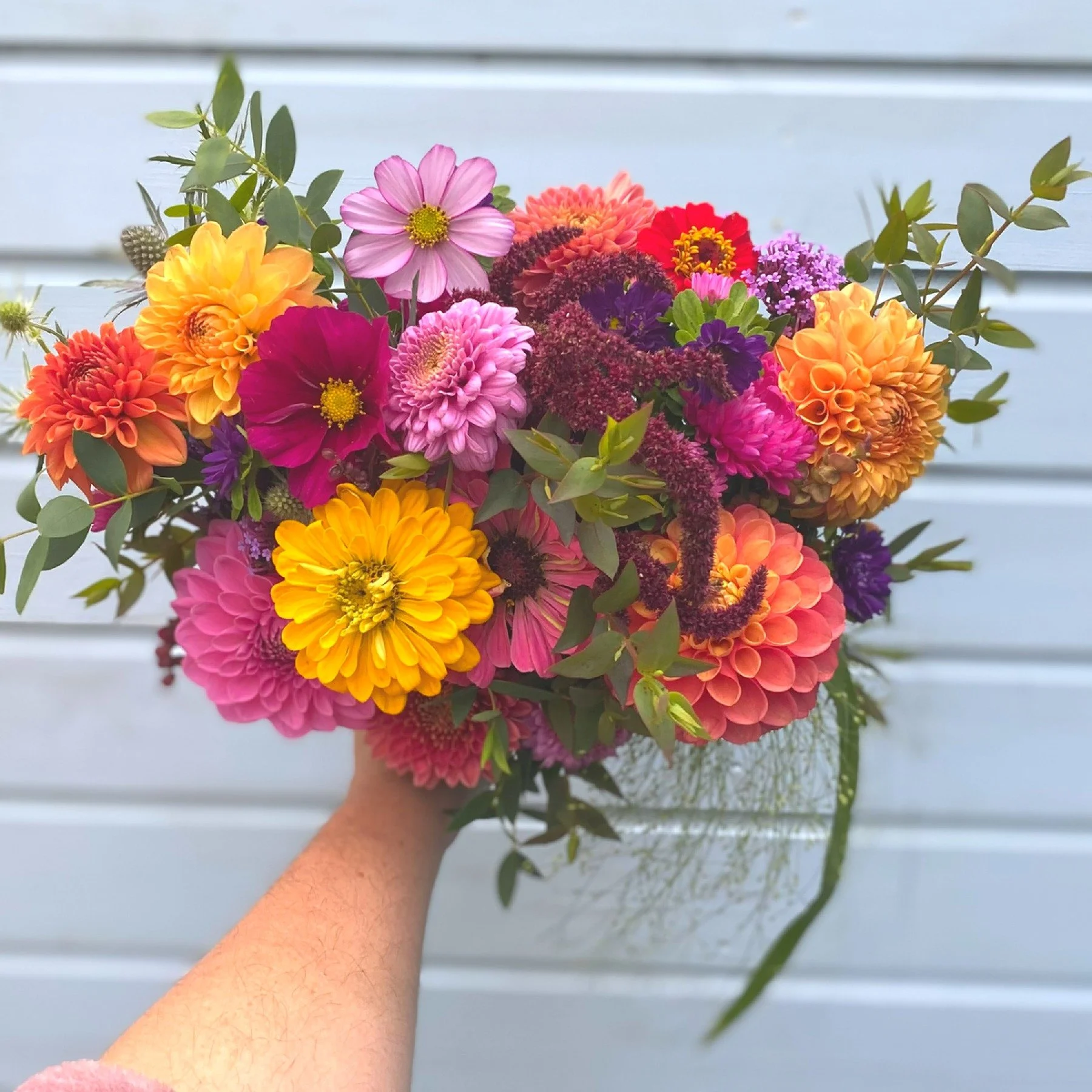 Autumn Brights Wedding Flowers — Cumberland Flower Farm