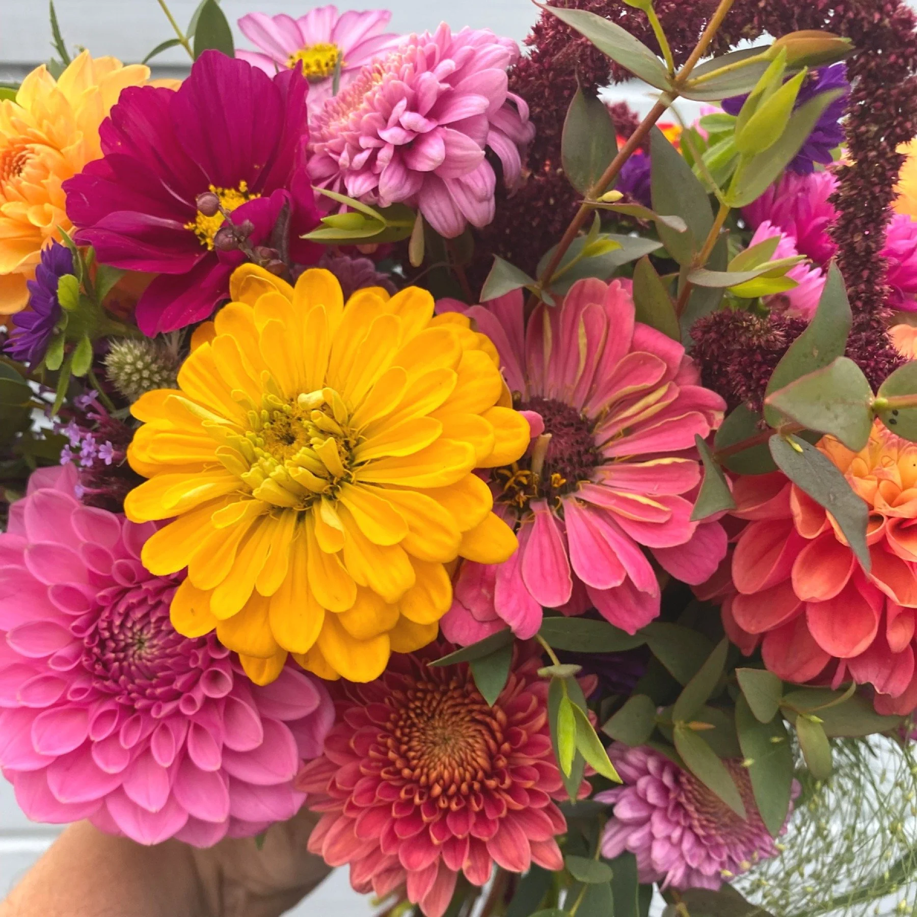 Autumn Brights Wedding Flowers — Cumberland Flower Farm