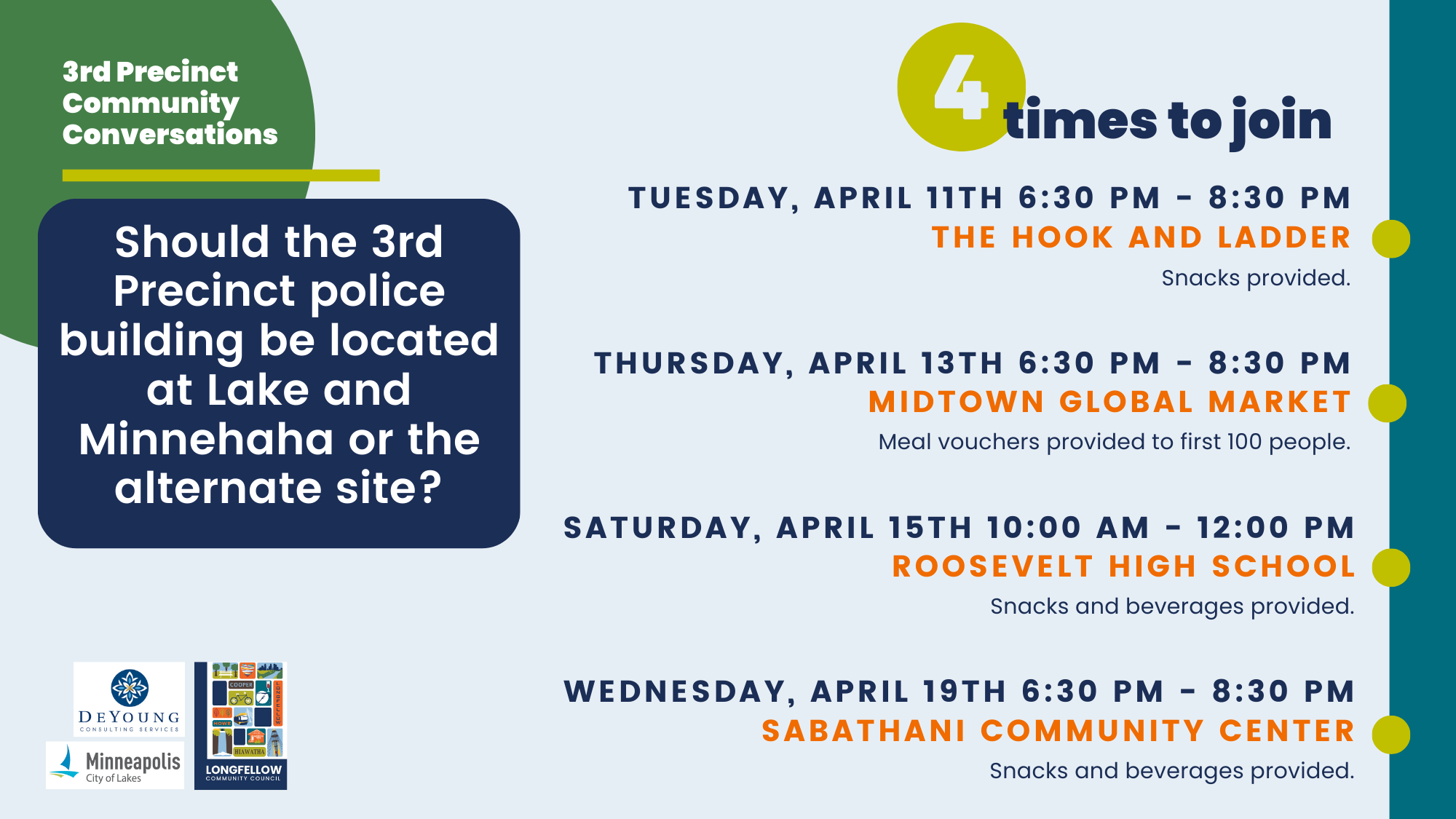 3rd Precinct Community Conversations — Visit Lake Street - Lake Street ...