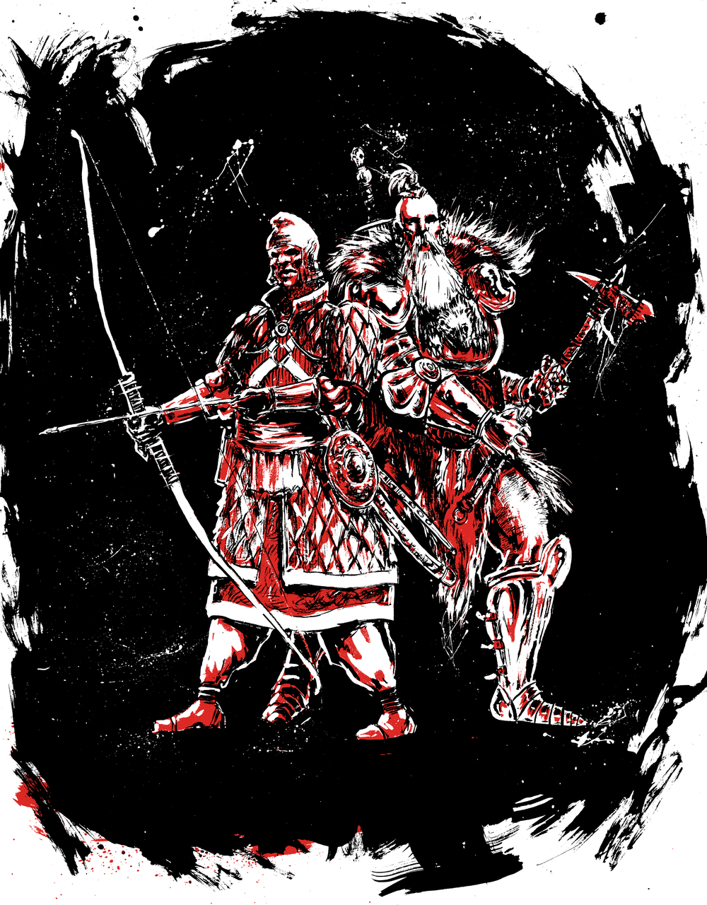 Outcast Silver Raiders - Occult Medieval Tabletop RPG