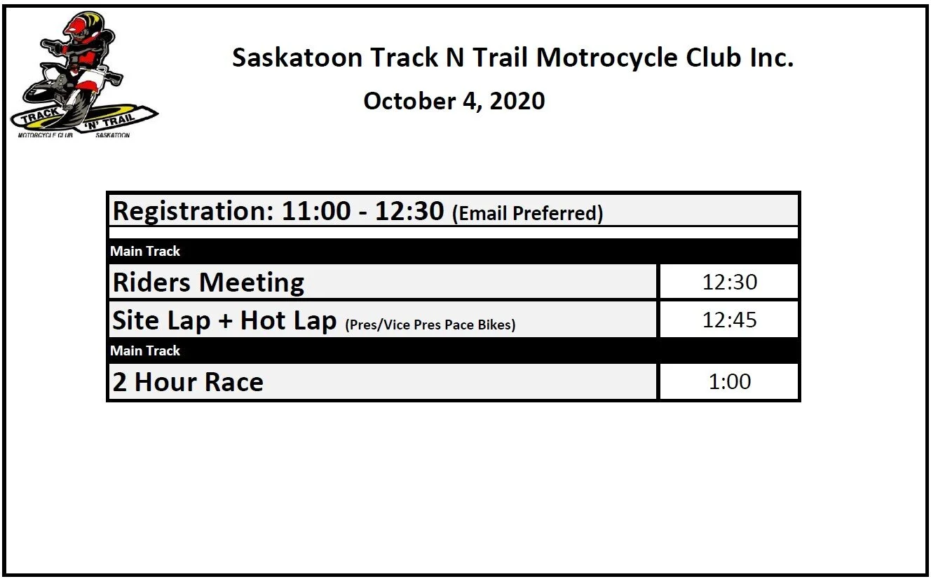 Annual 2 Hour Race — Saskatoon Motocross