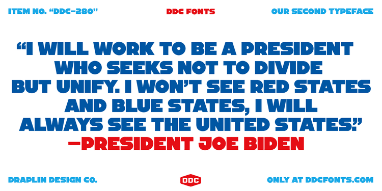 DDC Fonts — Draplin Design Co., North America