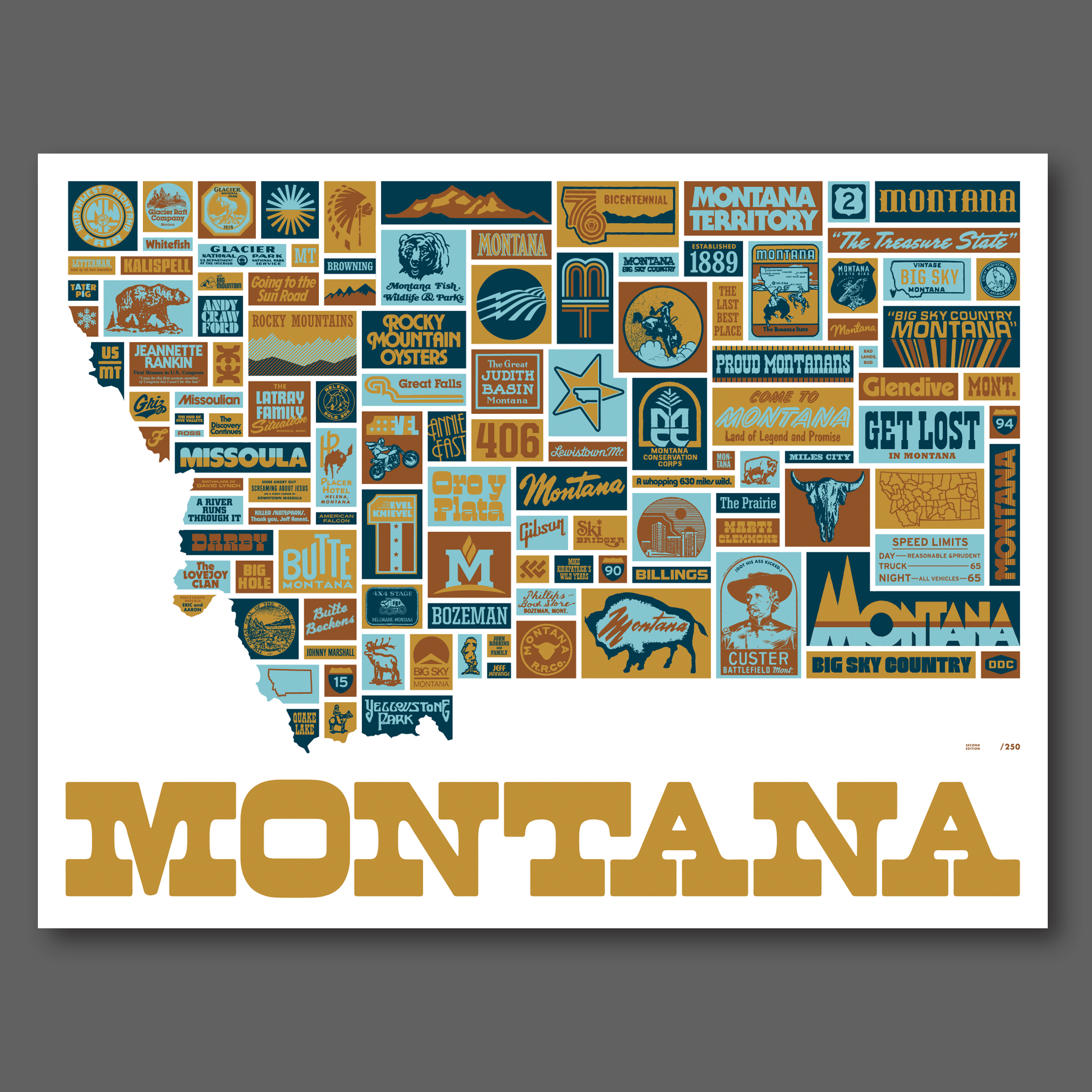 DDC-217 “Austin, Texas, USA” Poster — Draplin Design Co., North America