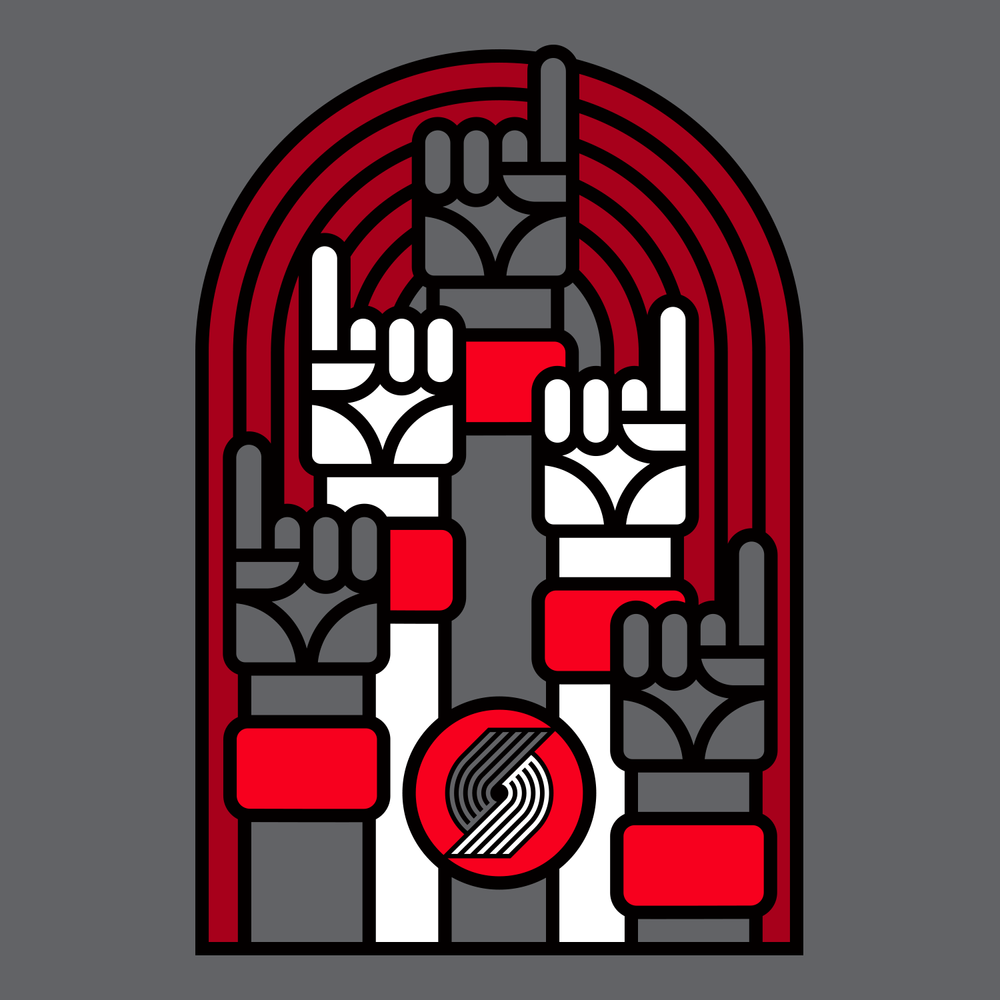 Portland Trailblazers — Draplin Design Co., North America