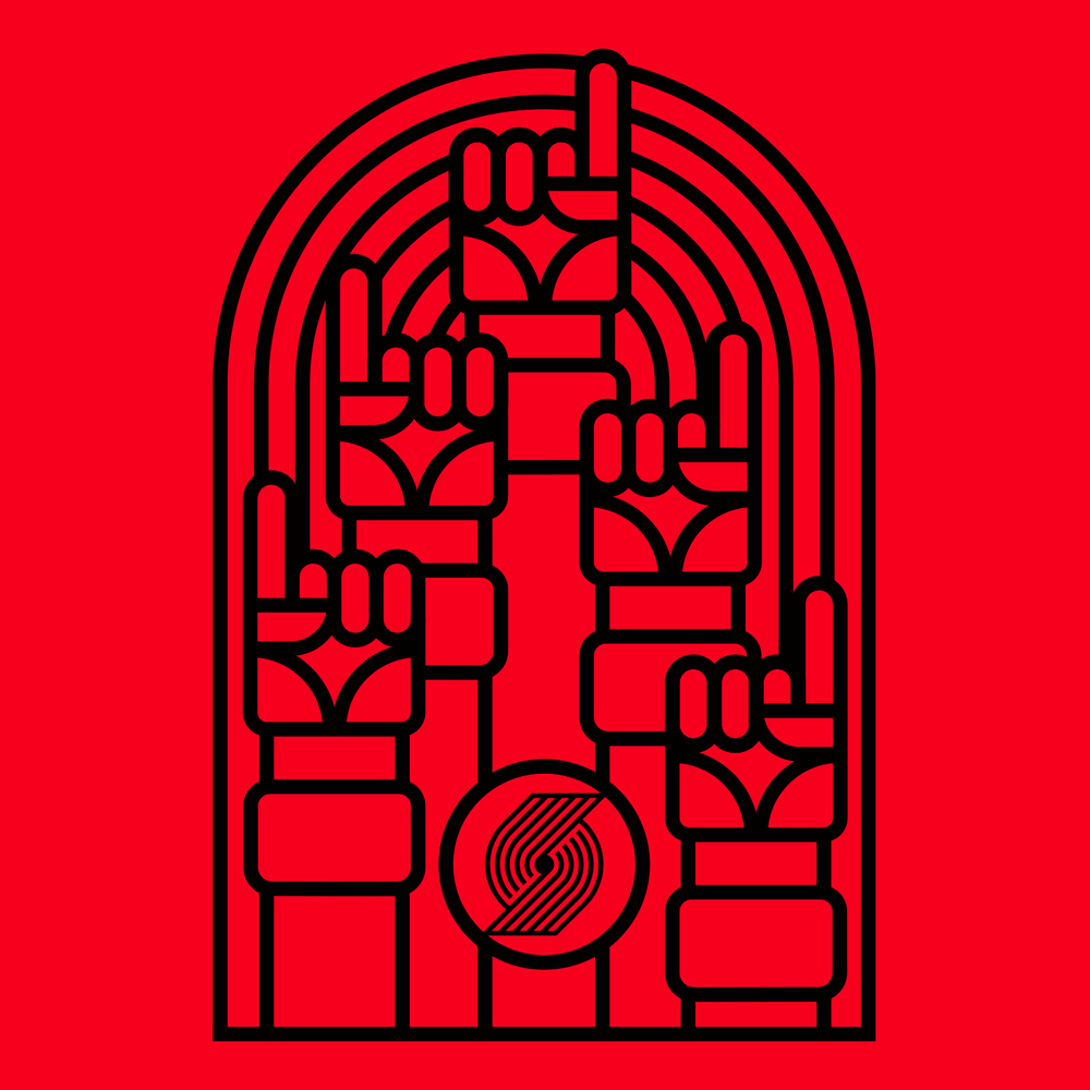 Portland Trailblazers — Draplin Design Co., North America