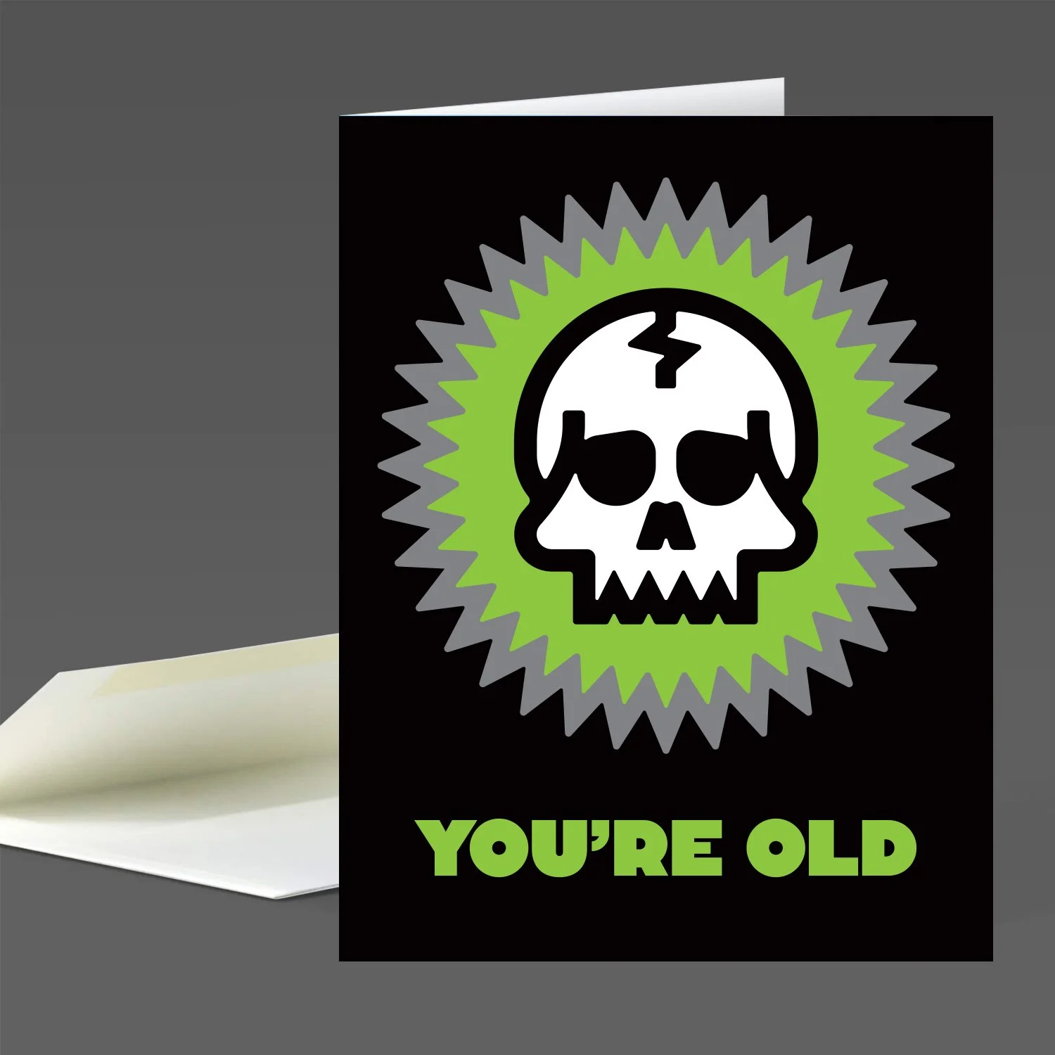 DDC-316-04 “You’re Old” Card and Envelope — Draplin Design Co., North ...
