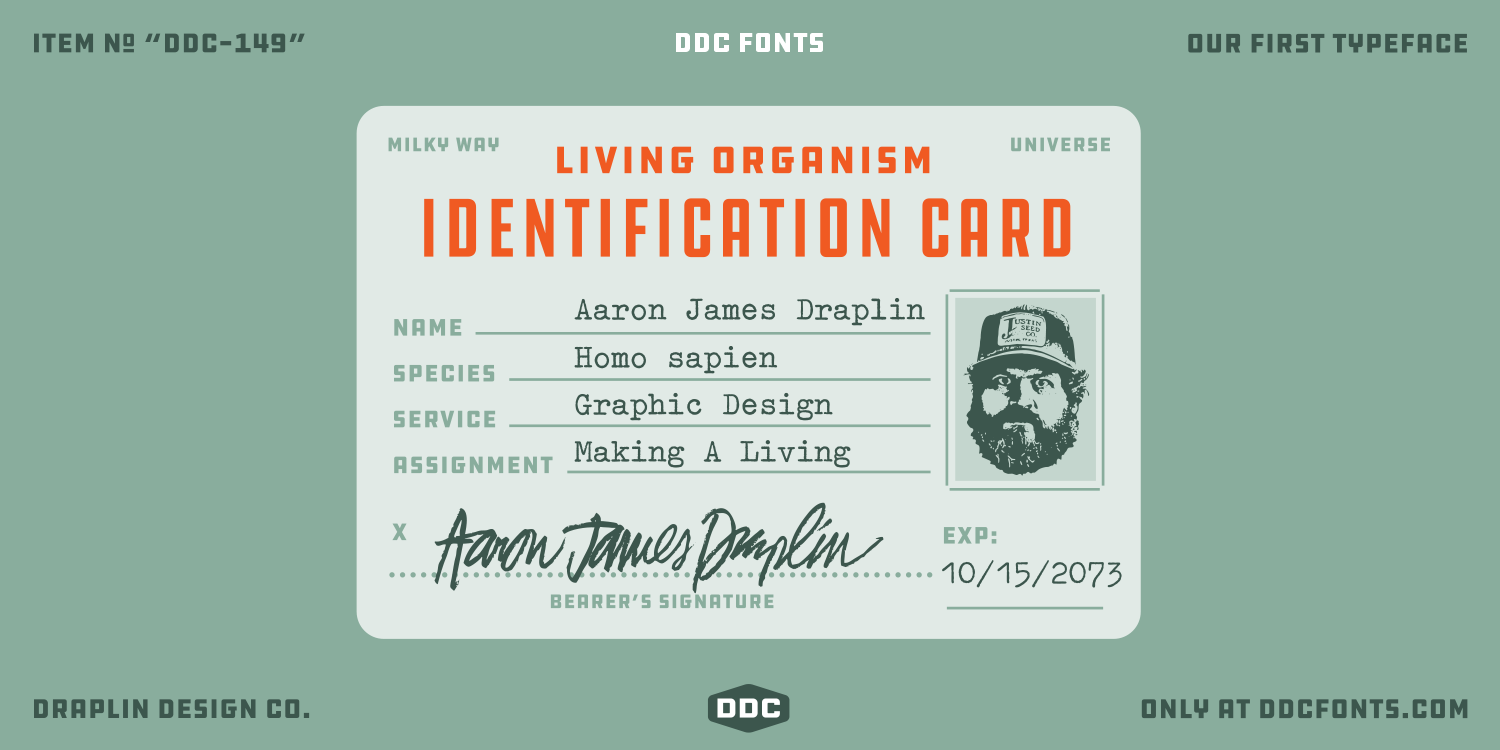 DDC Fonts — Draplin Design Co., North America