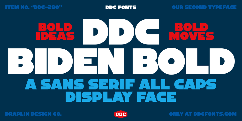 DDC Fonts — Draplin Design Co., North America