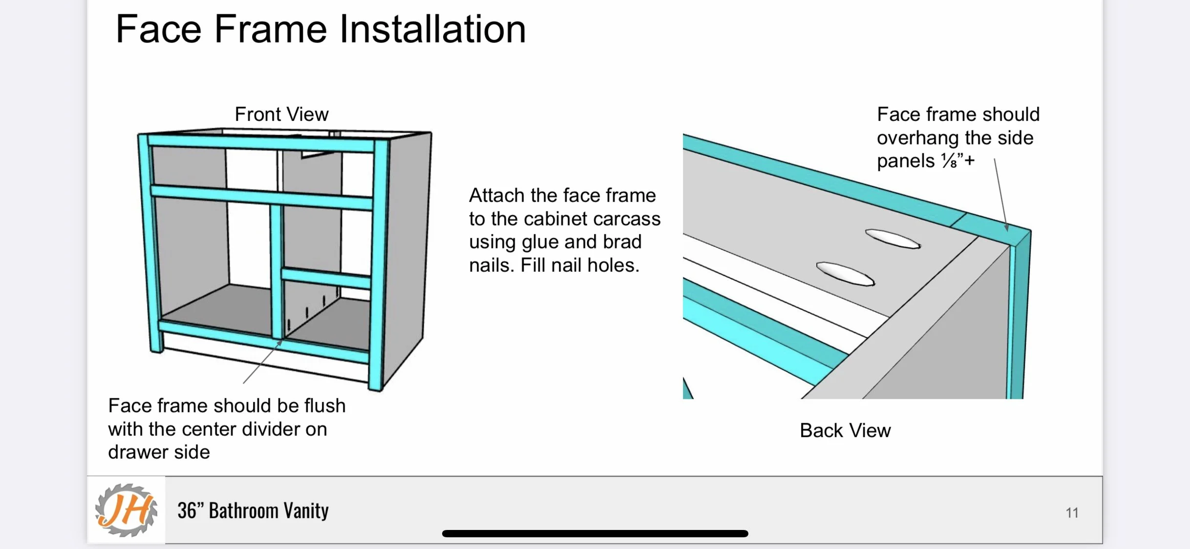 48" Bathroom Vanity Build Plans — John Builds It