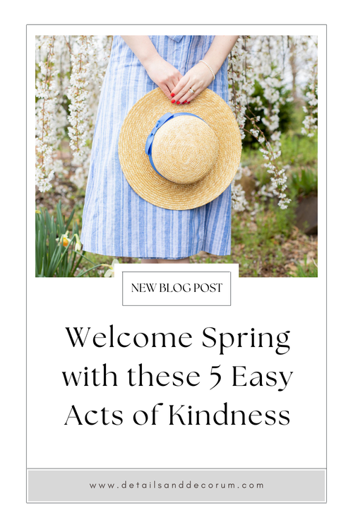 Welcome Spring with these 5 Easy Acts of Kindness — Courtney Opalko ...