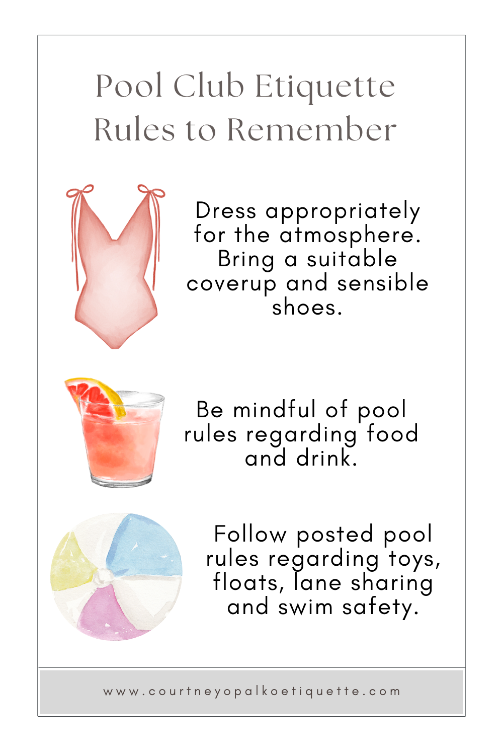 Everyday Elegance: Pool Club Style & Etiquette Tips to Remember ...