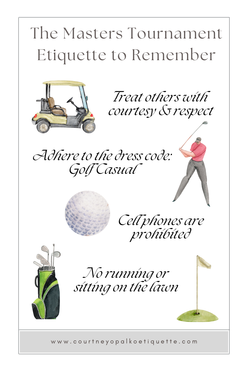 The Masters: A Tradition of Etiquette & Good Manners — Courtney Opalko ...