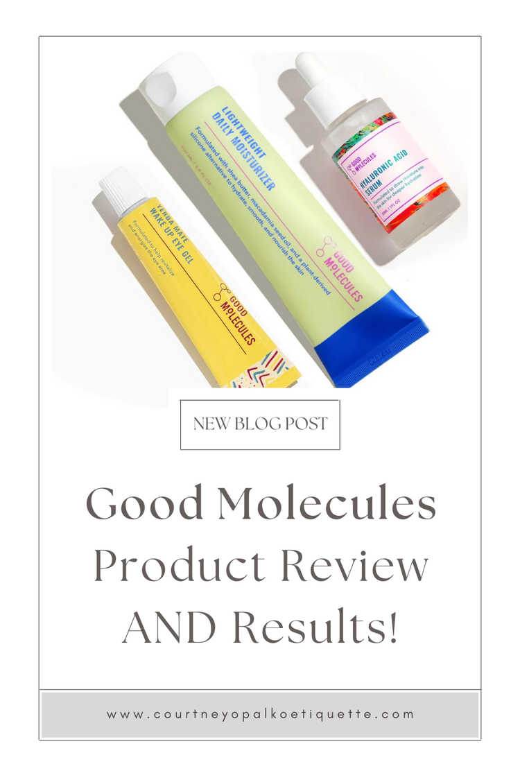 Good Molecules: Product Review & Results! — Courtney Opalko Etiquette