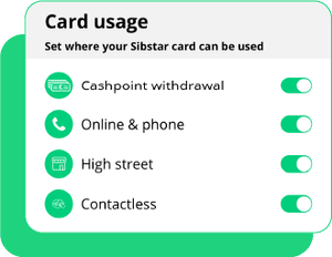 Sibstar Debit Card