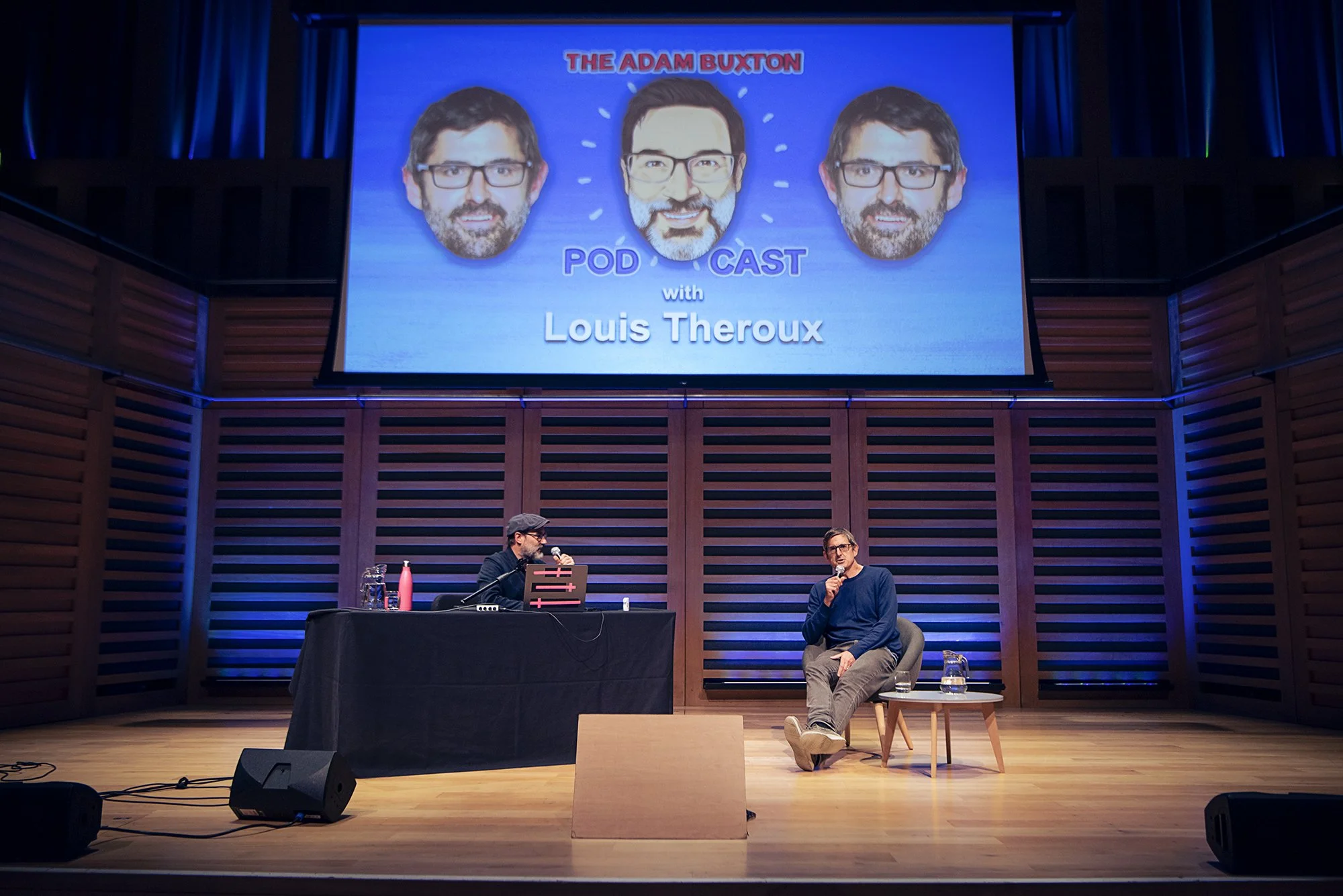 EP.202-LOUIS THEROUX @ LONDON PODCAST FESTIVAL, 2022 — ADAM BUXTON