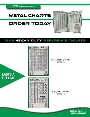 Metal Charts — Greenfield Industries
