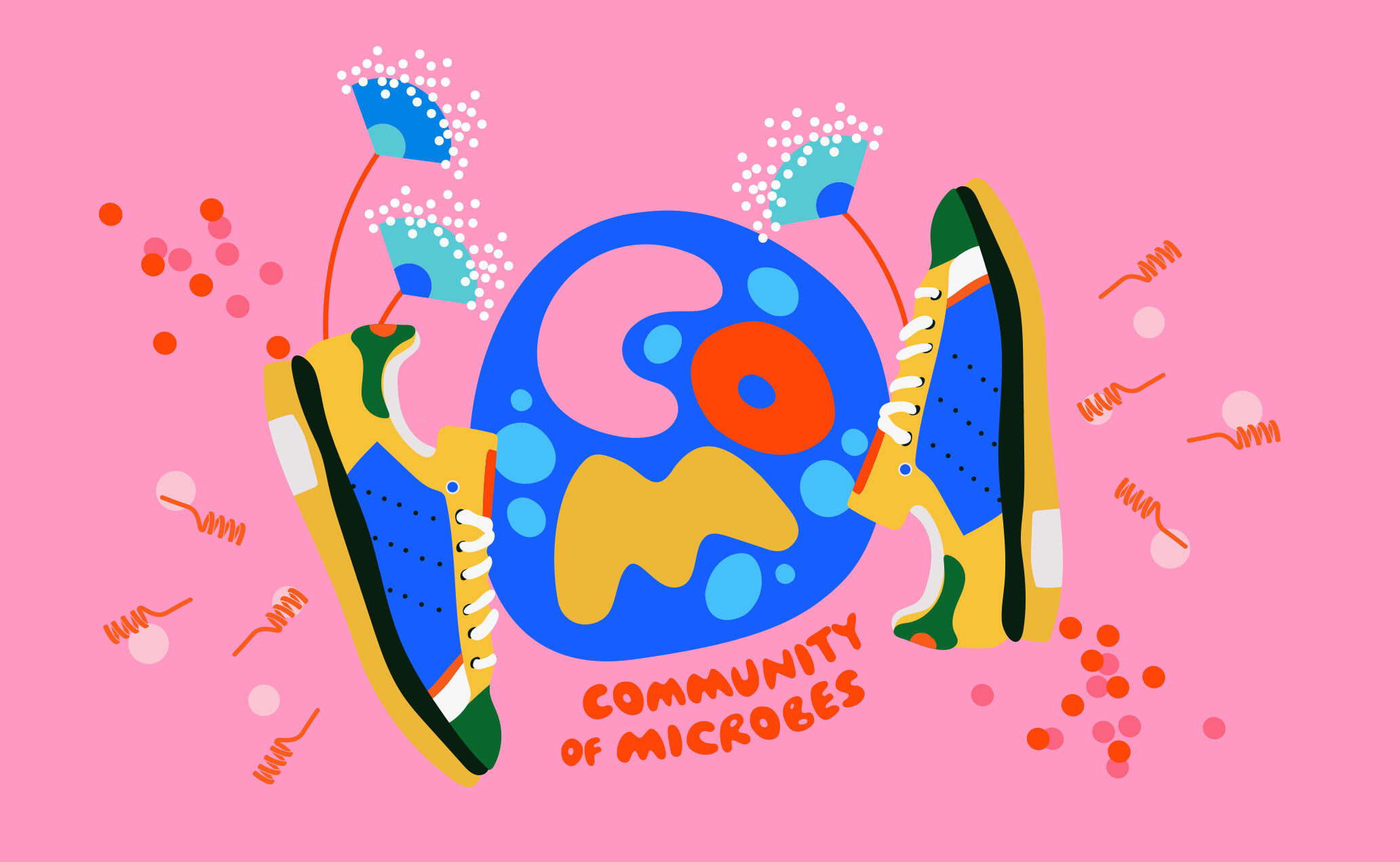 Community of Microbes exhibit — The Microbe Institute