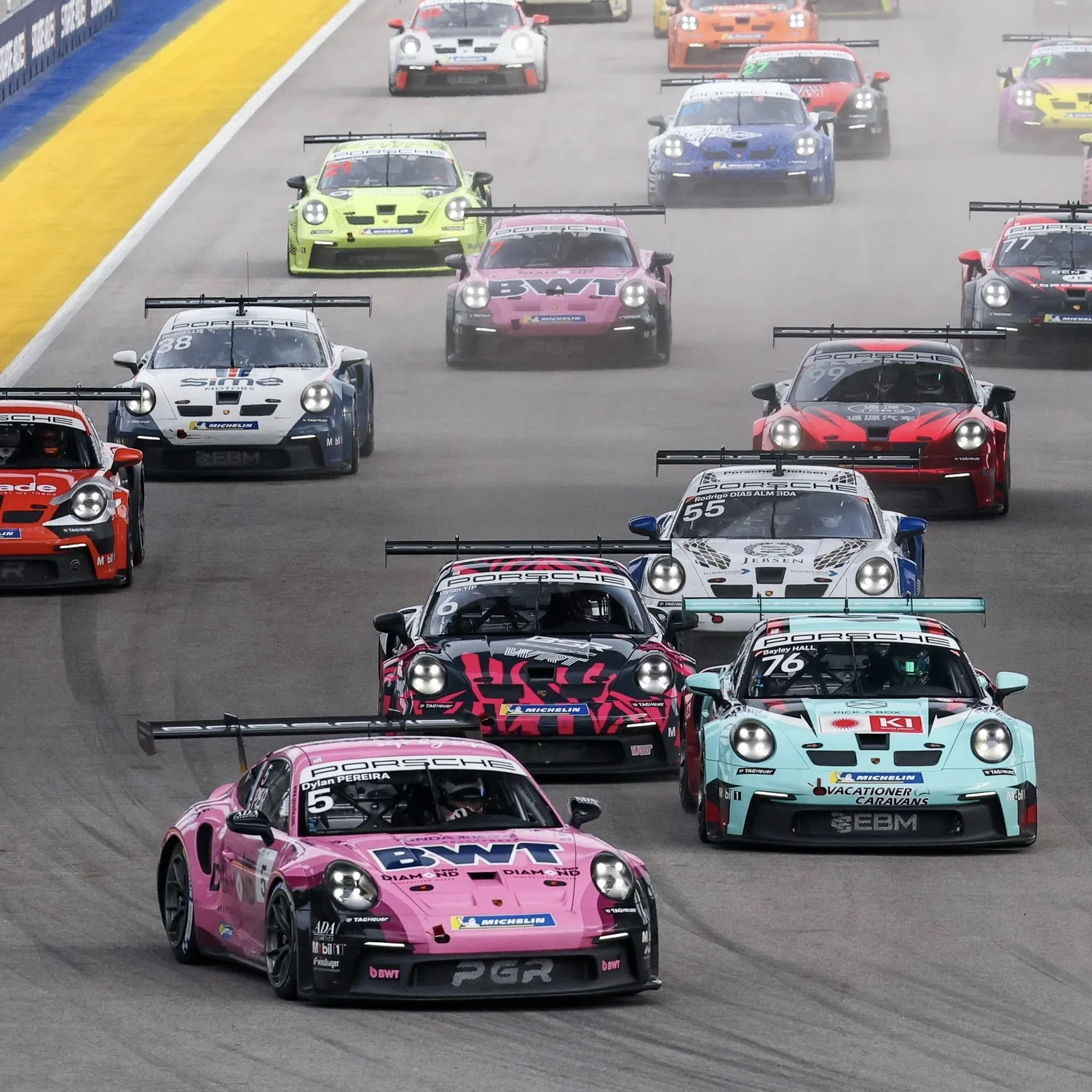 Porsche Carrera Cup Asia crowns champions in thrilling Singapore Finale ...