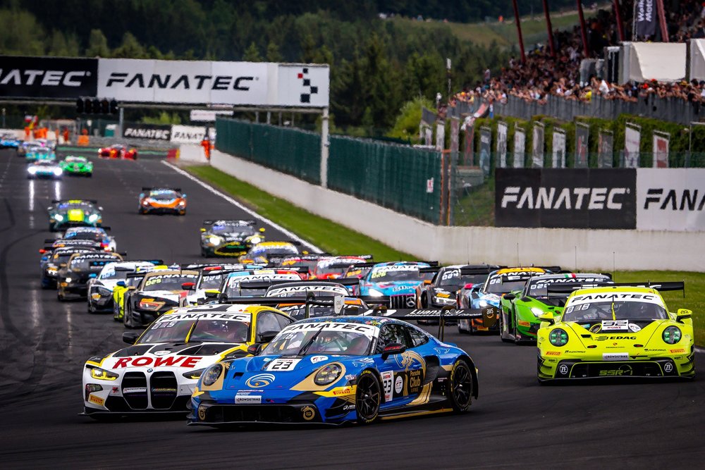 Best Porsche heading for the top 10 at the 24 Hours of Spa ...