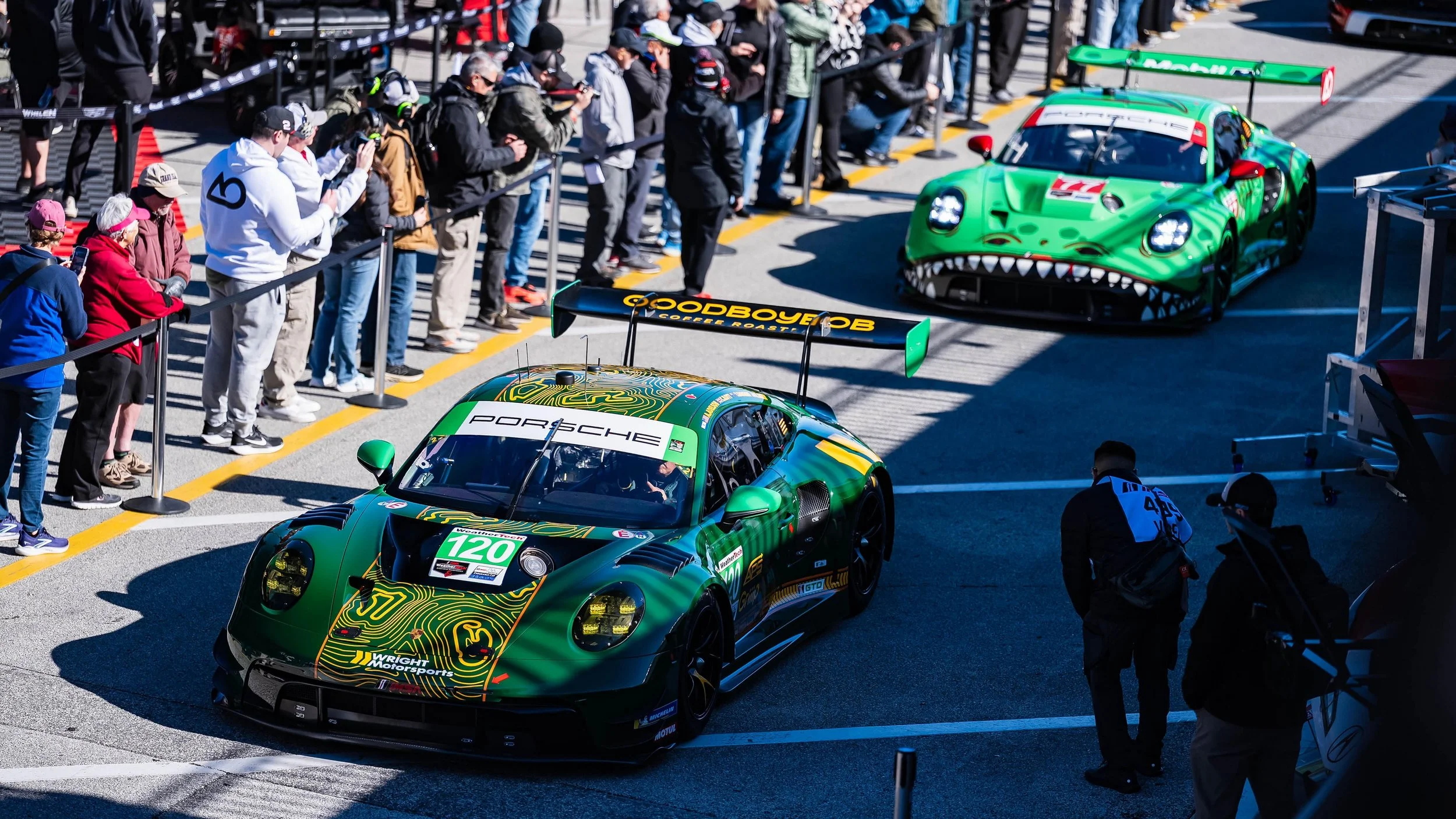 Nine Porsche race cars at the 24 Hours of Daytona — PorscheSport ...