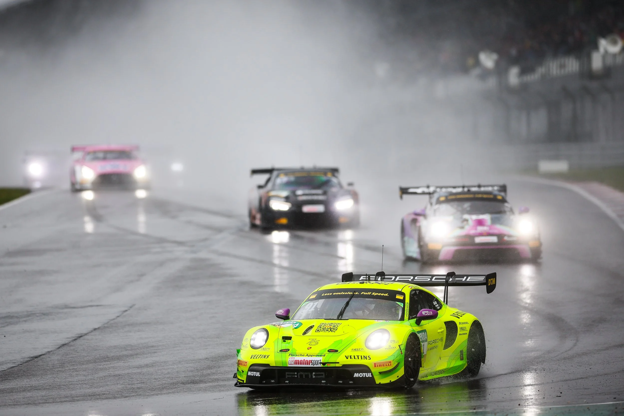 Porsche customer teams climb the DTM podium twice in the Eifel ...
