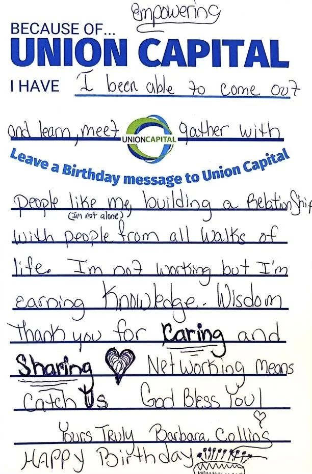 Dear Union Capital — Union Capital