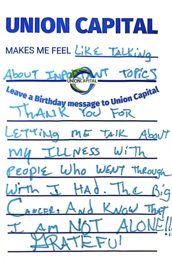 Dear Union Capital — Union Capital