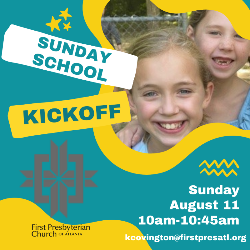 Announcements — First Presbyterian Church of Atlanta