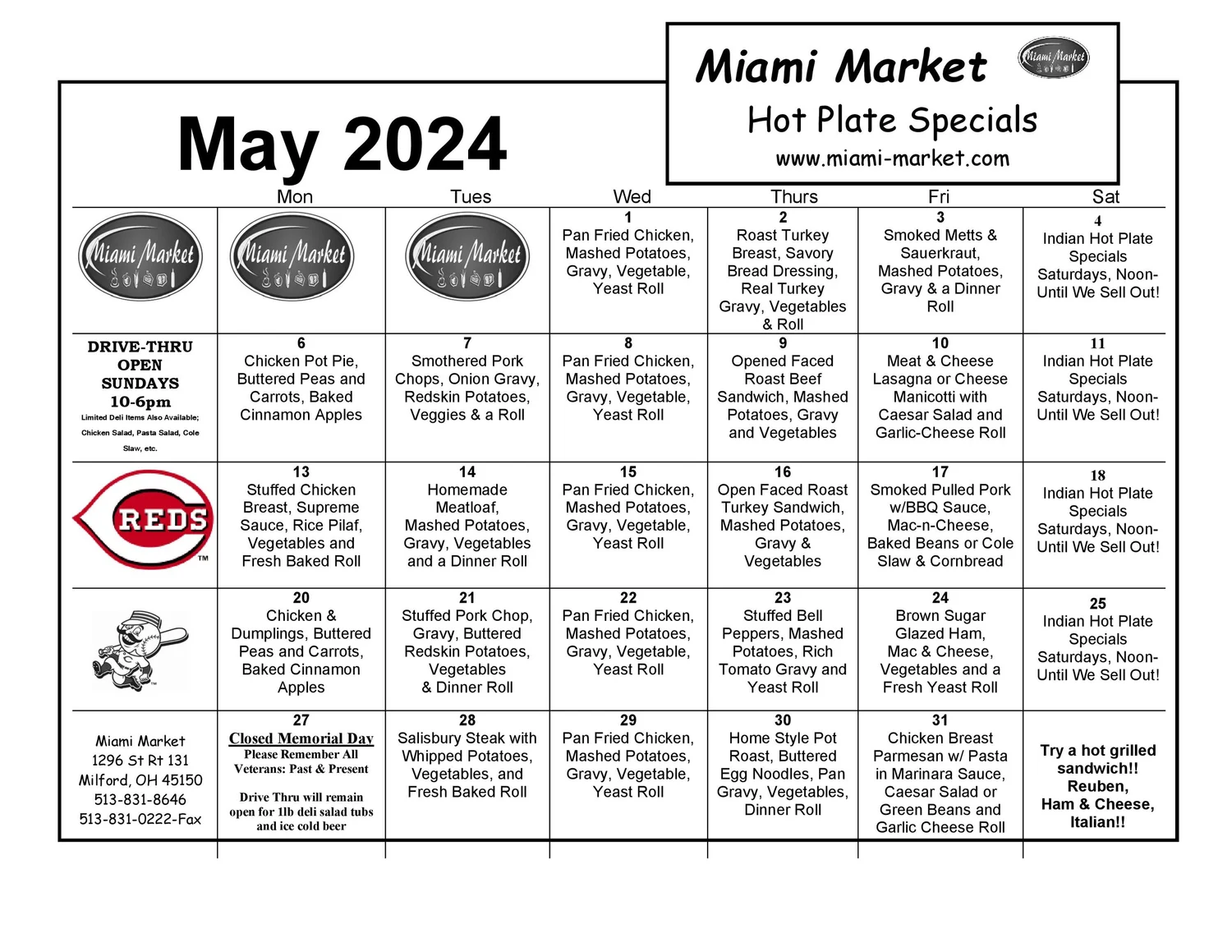 Hot Plates — Miami Market