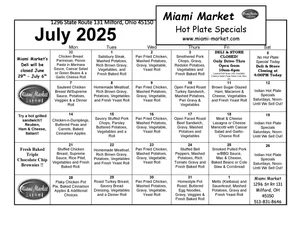 Hot Plates — Miami Market
