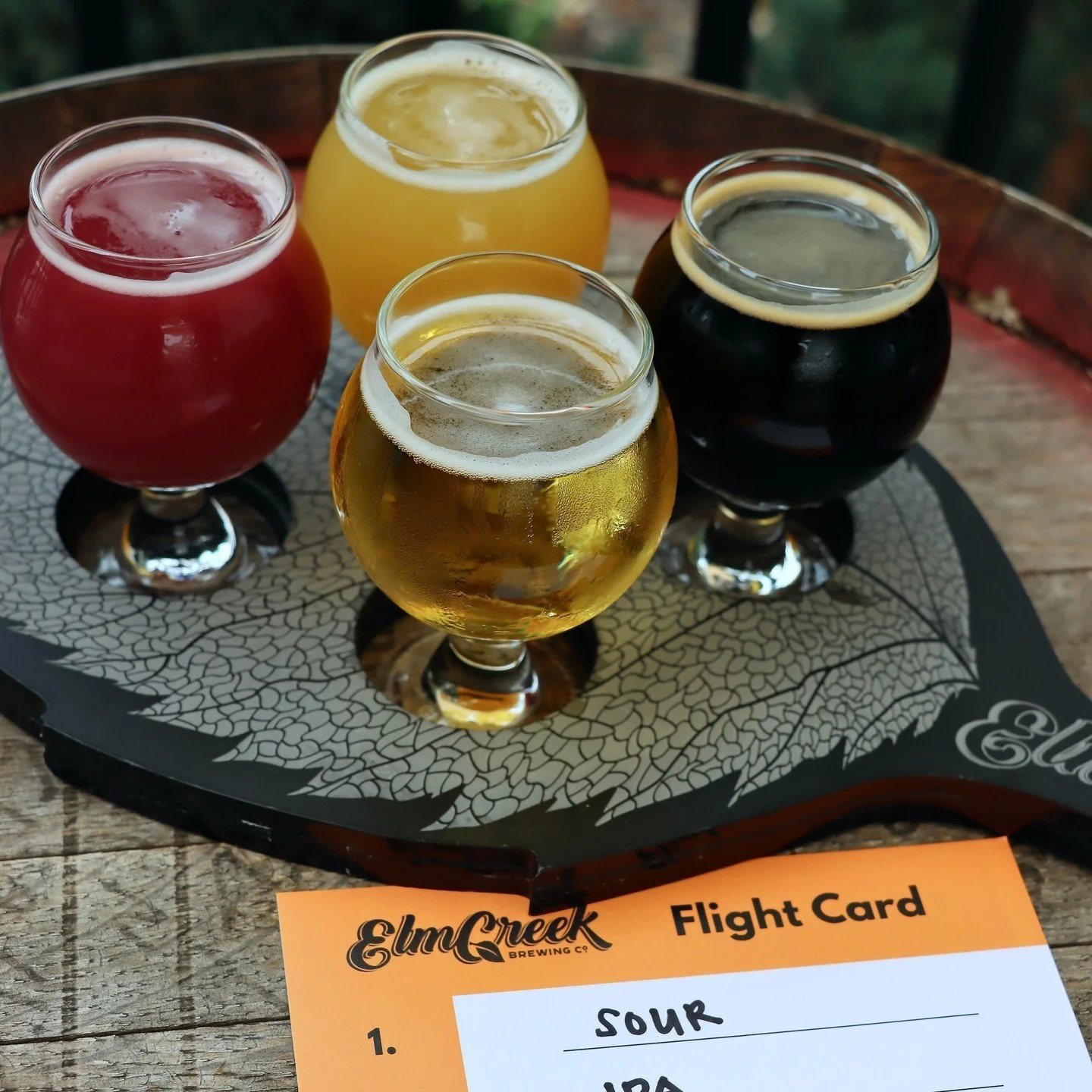 On Tap- hand crafted beers made in house at Elm Creek Brewing Company ...
