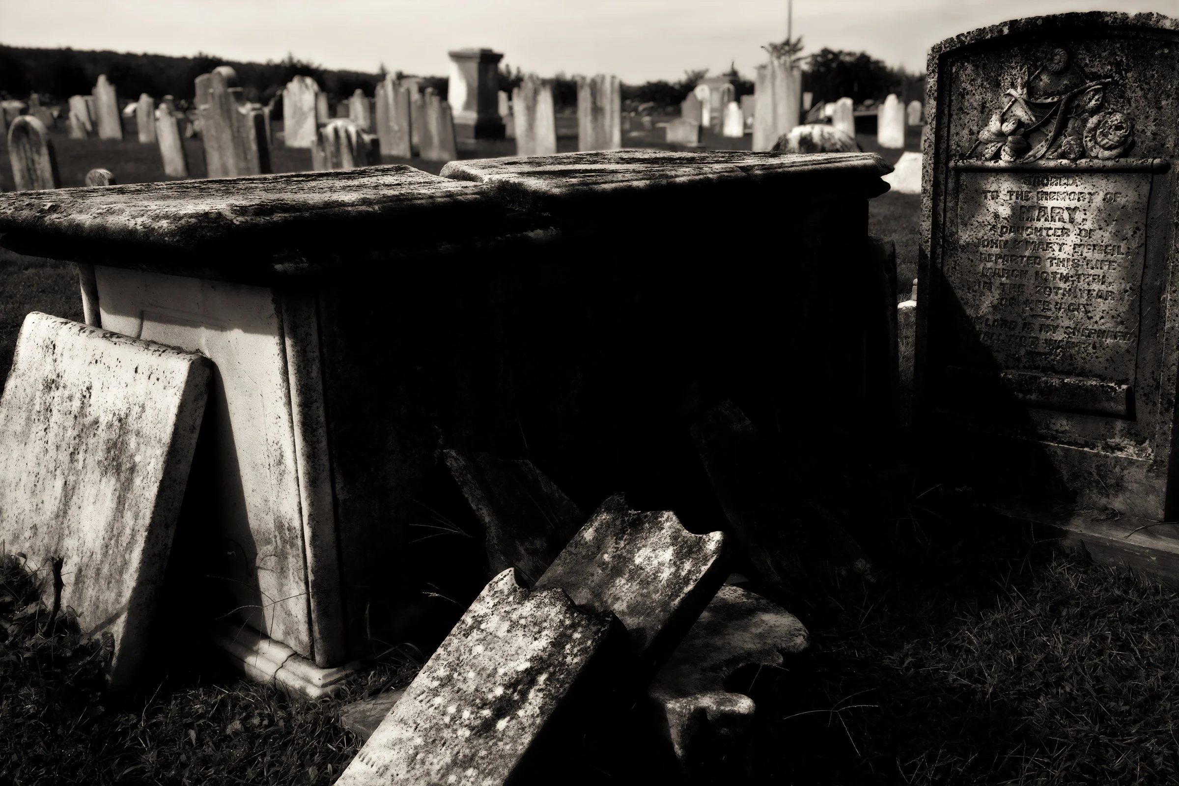 Cemetery Photographic Art in Black and White - Page 6 — John Thomas Grant