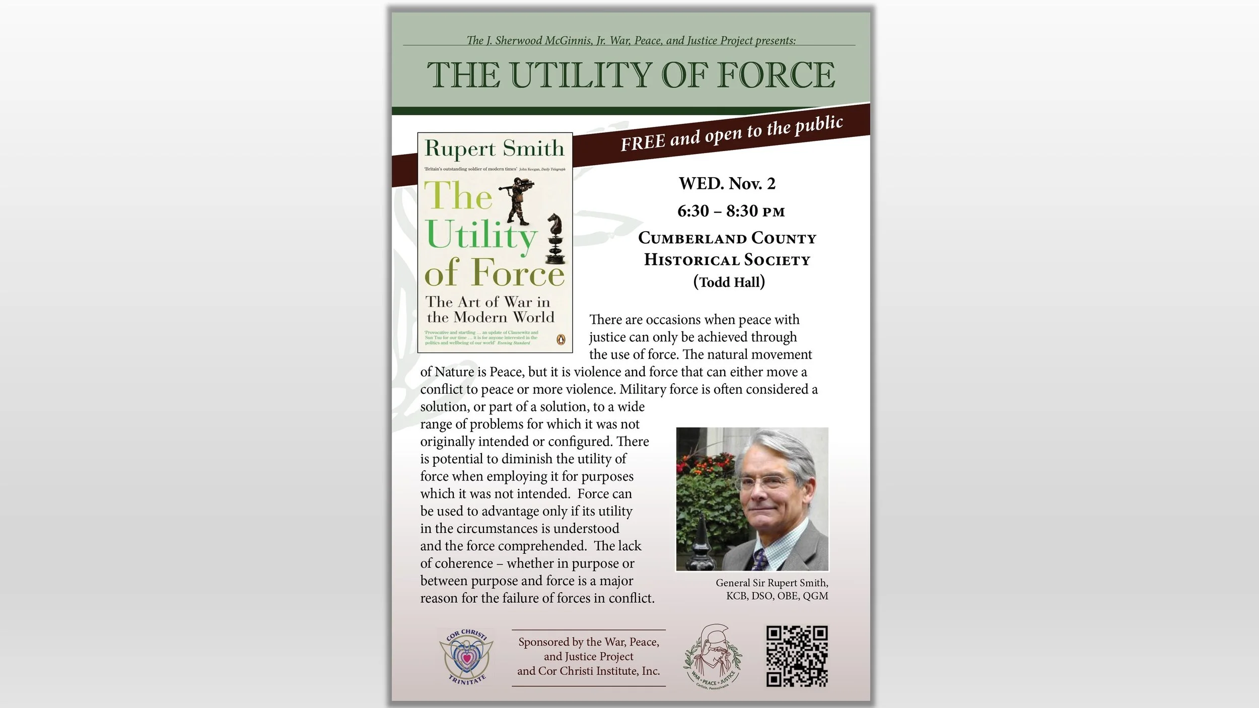 Symposium Schedule — War Peace Justice Project