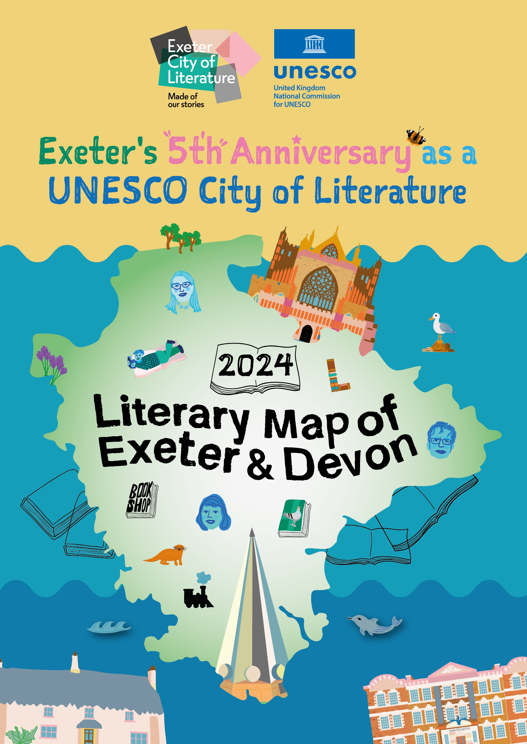 Literary Map of Exeter and Devon — Exeter City of Literature