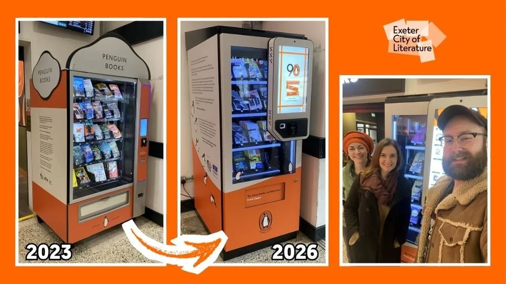 Penguin Books Vending Machine Exeter — Exeter City of Literature